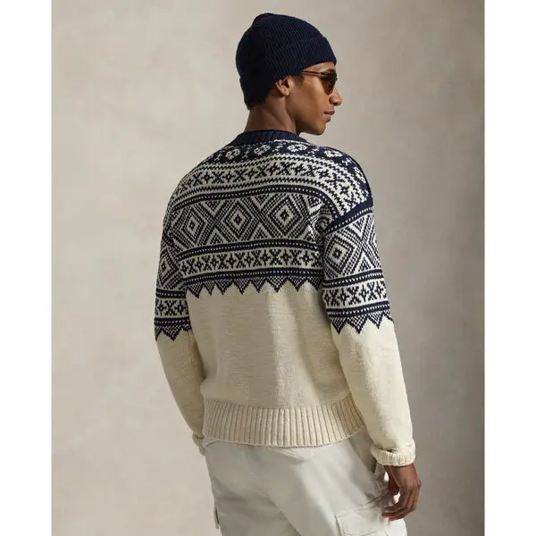 Ralph Lauren Snowflake Cotton-cashmere Sweater