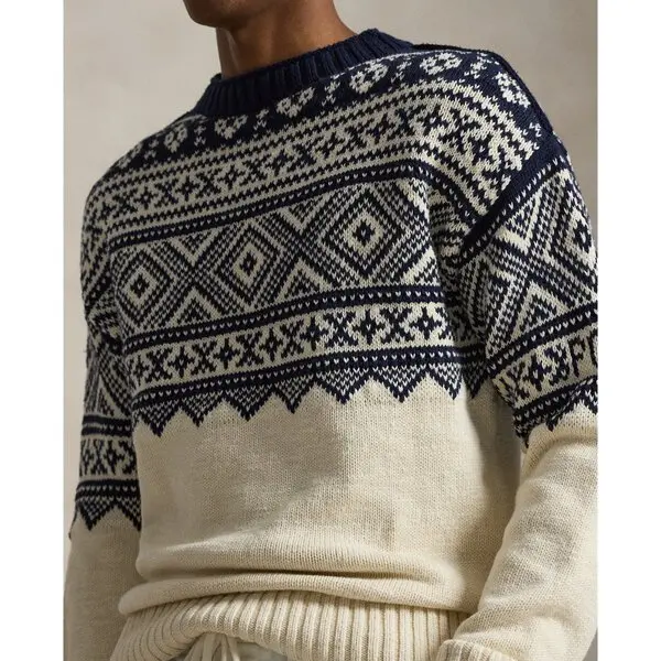 Ralph Lauren Snowflake Cotton-cashmere Sweater