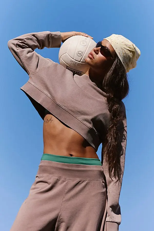 Free People Shortcut Pullover - Hickory