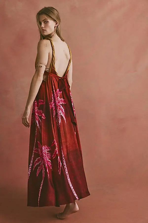 MATTHEW WILLIAMSON X FREE PEOPLE Palma Printed Maxi Dress