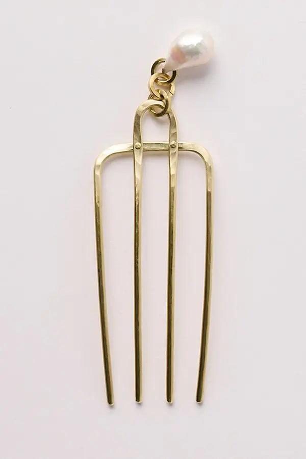 Free People Pelo Modern Comb - Silver