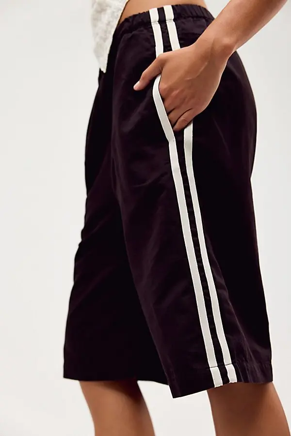 Citizens Of Humanity Anais Pull-on Track Shorts - Chocolate
