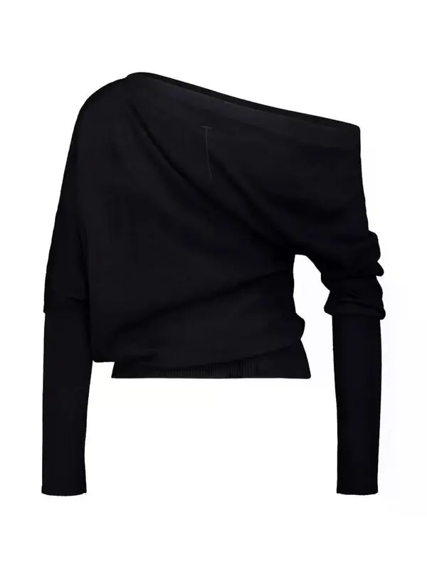 TOM FORD Off-the-shoulder Draped Sweater