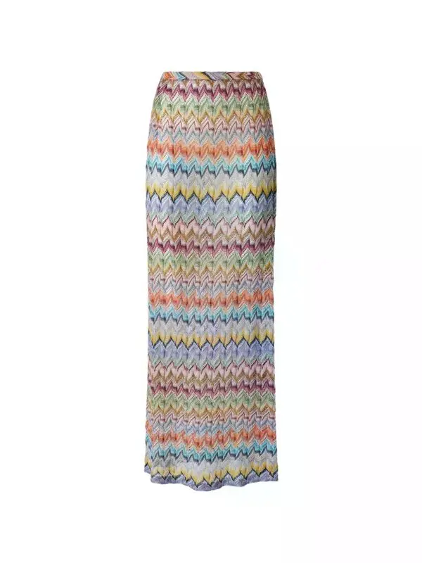 Missoni Long Lamé Cover-up Skirt - Neutrals