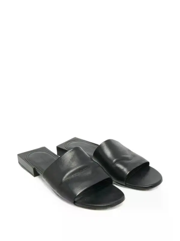 Balenciaga Leather Square-toe Box Sandals