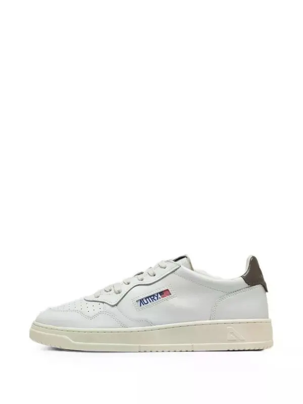 AUTRY Perforated Leather Sneakers - Neutrals