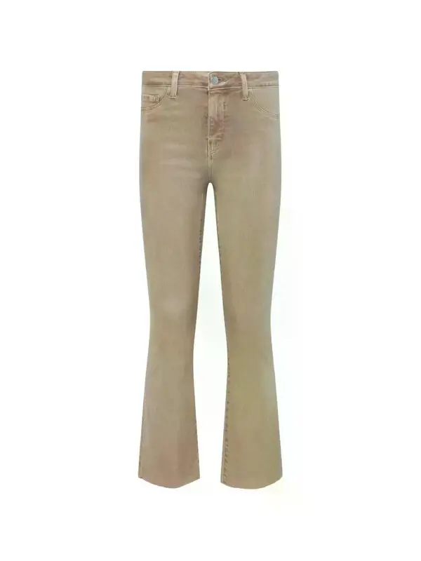 L'Agence Kendra Coated Jeans - Neutrals