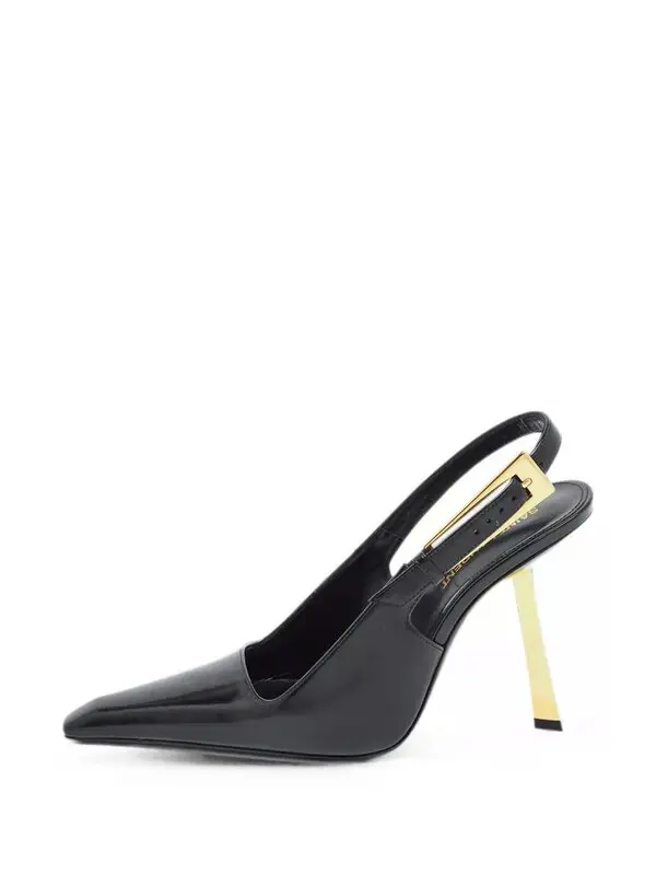 Saint Laurent Lee Slingback Pumps - Black