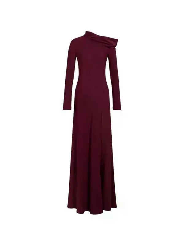 Alberta Ferretti Off-shoulder Maxi Dress - Red