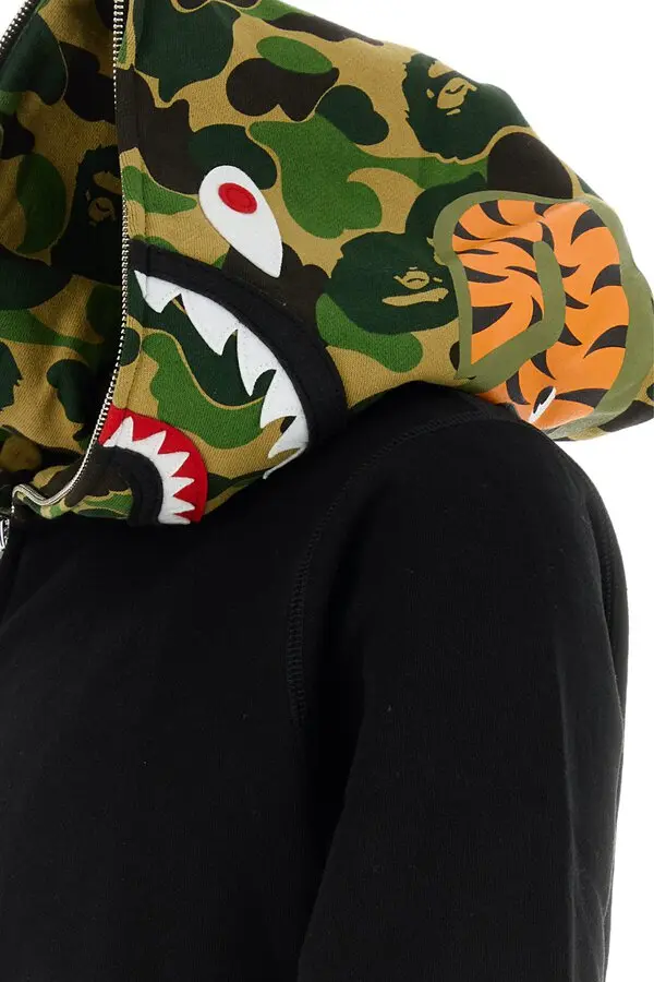 A BATHING APE Cotton Abc Camo Shark Sweatshirt