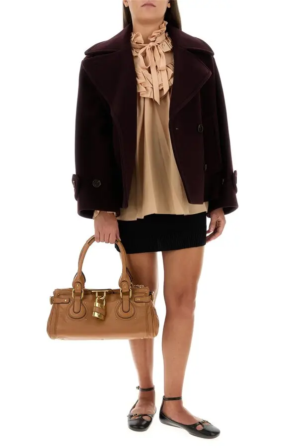 Chloé Wool Blend Mini Skirt