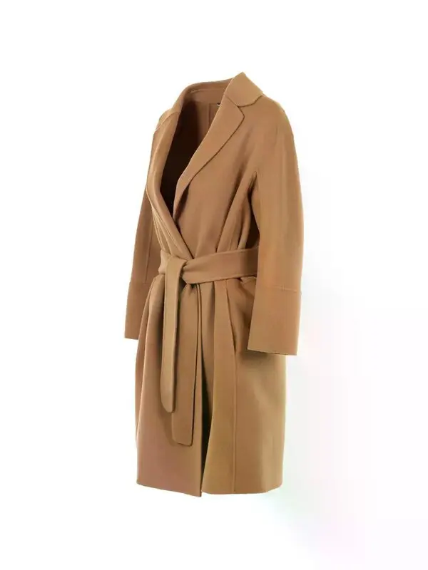 Max Mara Belted Notch-lapel Coat