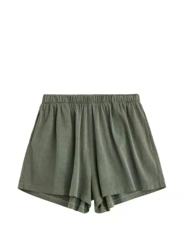 Our Legacy Gored Elasticated Shorts - Green
