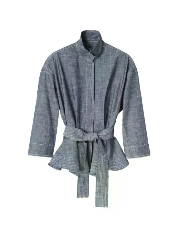 Jacquemus The Cabana De-nîmes Belted Jacket