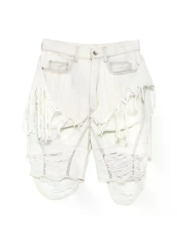 Rick Owens Slivered Shorts - Neutrals