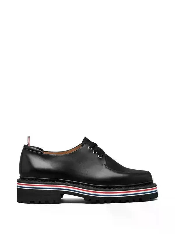 Thom Browne All Terrain Leather Derby Shoes - Black