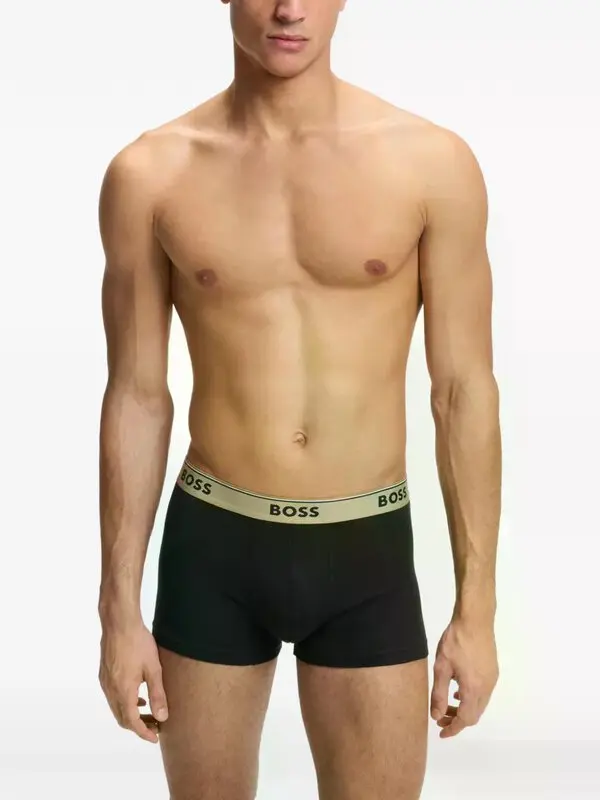 BOSS Logo-waistband Boxers - Black