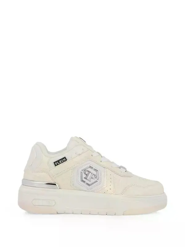 Philipp Plein Sk8r Crocodile-effect Sneakers