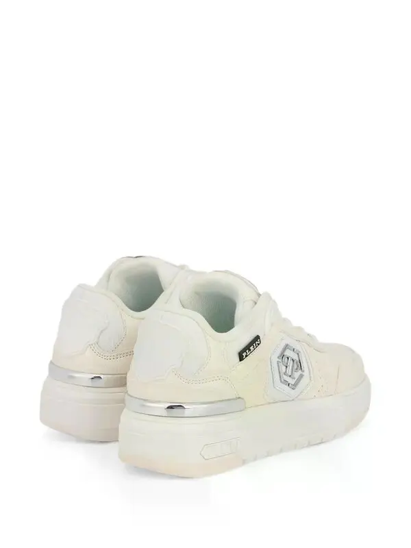 Philipp Plein Sk8r Crocodile-effect Sneakers