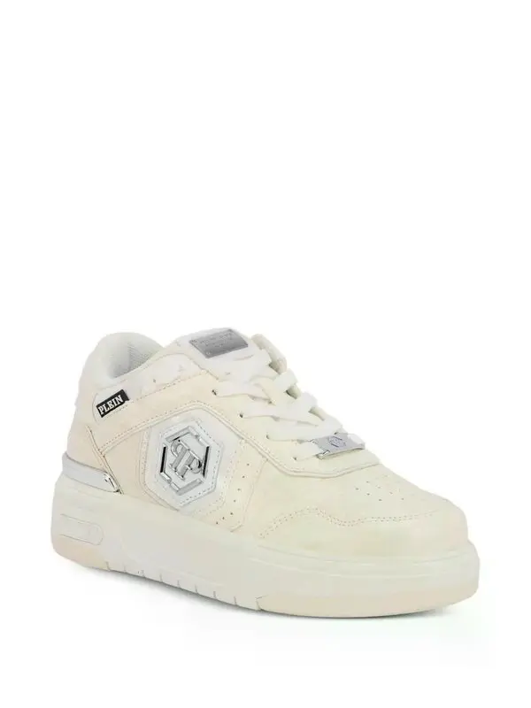 Philipp Plein Sk8r Crocodile-effect Sneakers