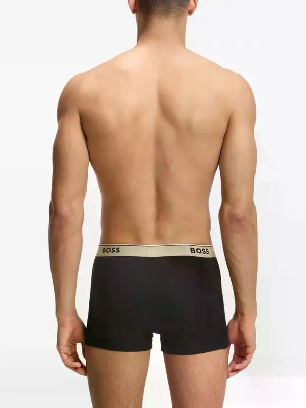 BOSS Logo-waistband Boxers - Black