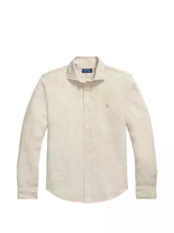 Polo Ralph Lauren Check-pattern Embroidered-logo Shirt