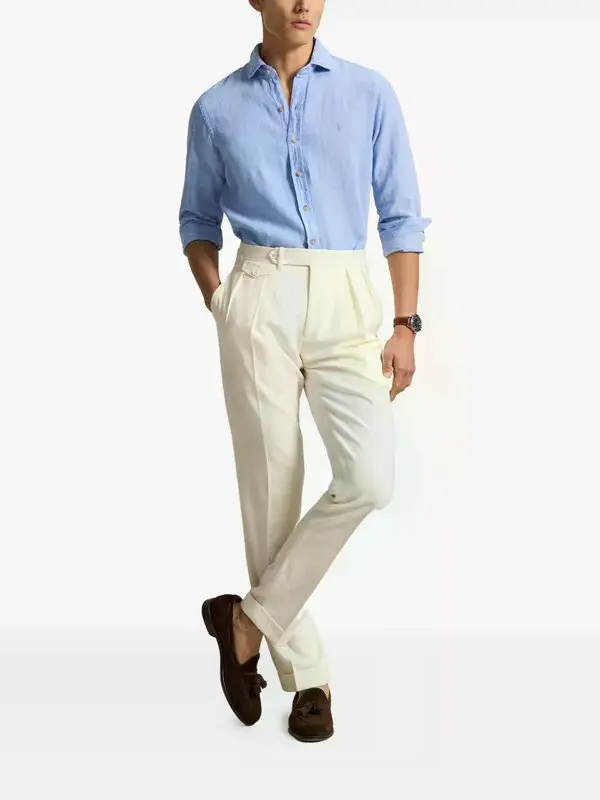 Polo Ralph Lauren Pony Embroidered Linen Shirt