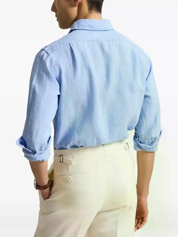 Polo Ralph Lauren Pony Embroidered Linen Shirt