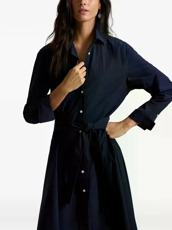 Polo Ralph Lauren Florence Belted Midi Shirt Dress