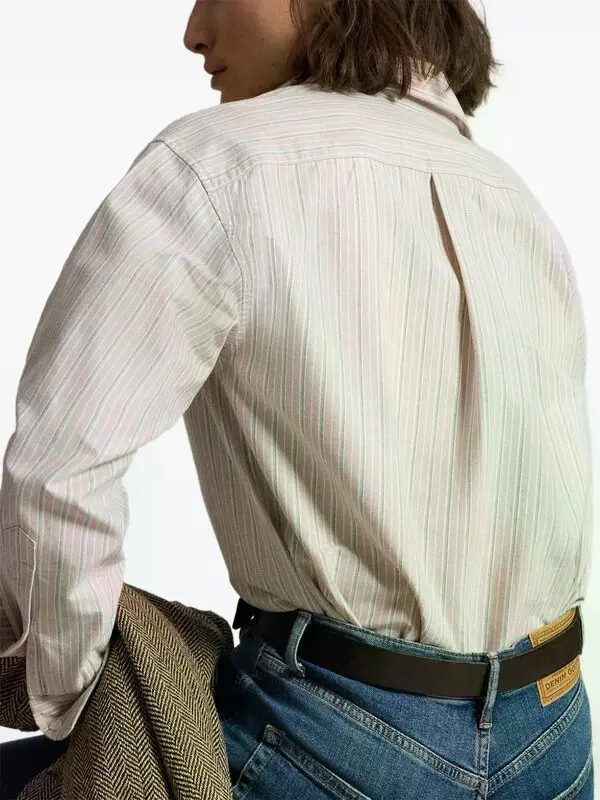 Polo Ralph Lauren Striped Embroidered Logo Shirt