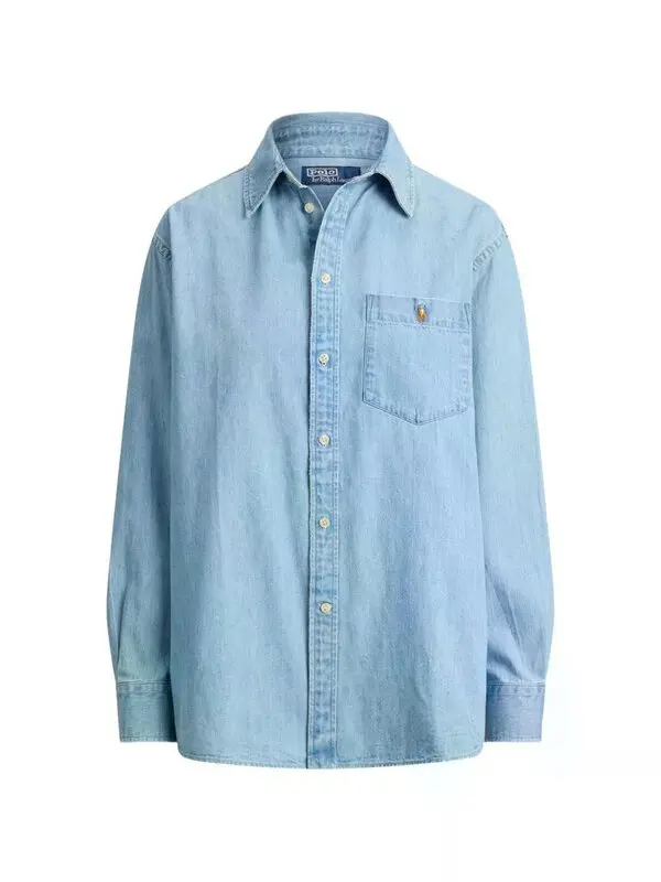 Polo Ralph Lauren Chest-pocket Denim Shirt - Blue