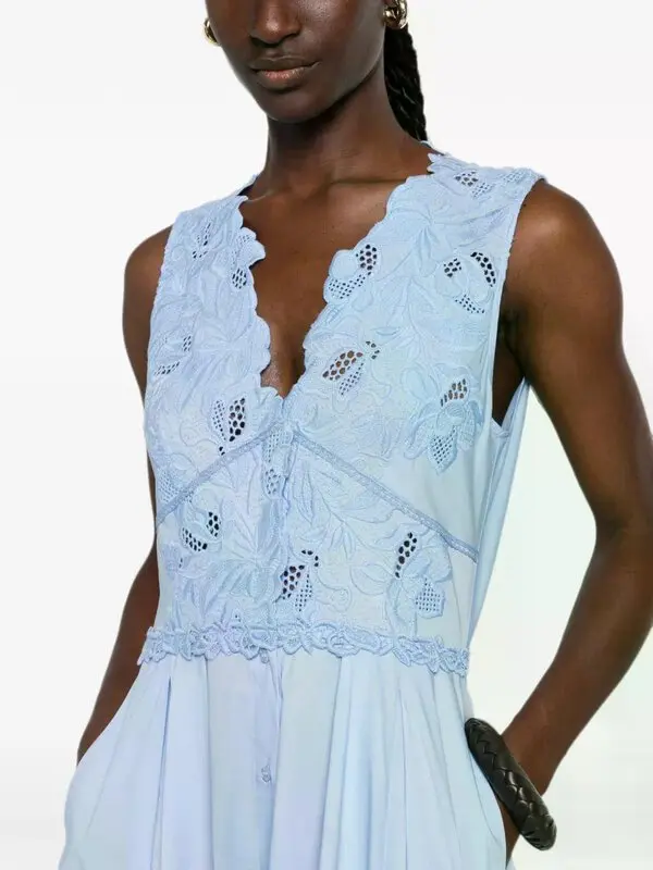 Ermanno Scervino Sleeveless Midi Dress