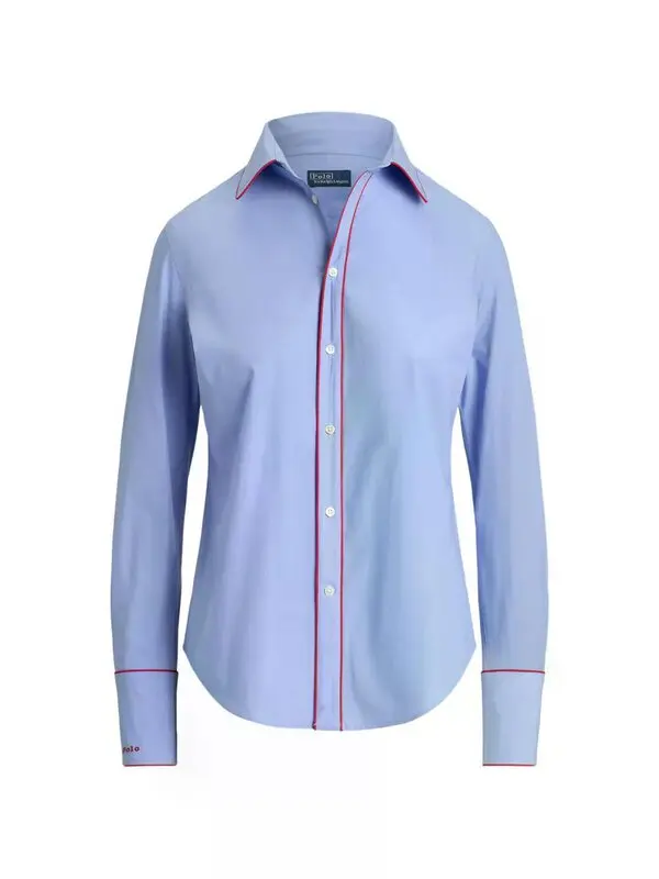 Polo Ralph Lauren Stretch Shirt With Contrast Piping