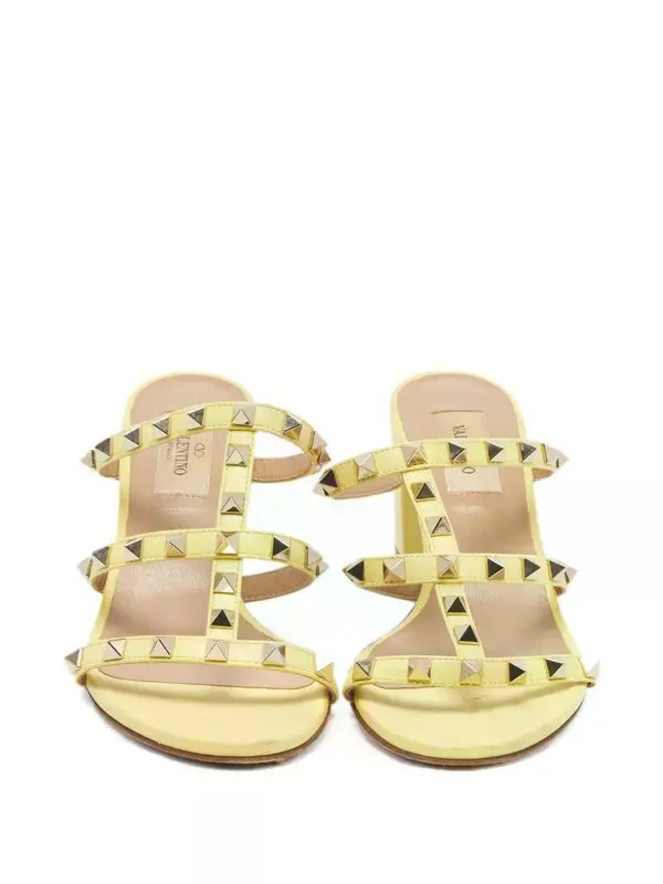Valentino Garavani Rockstud Embellished Slide Sandals