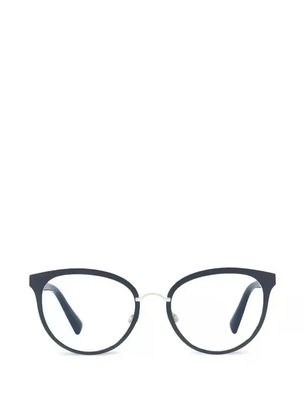 Valentino Garavani Logo Detail Eyeglasses - Blue