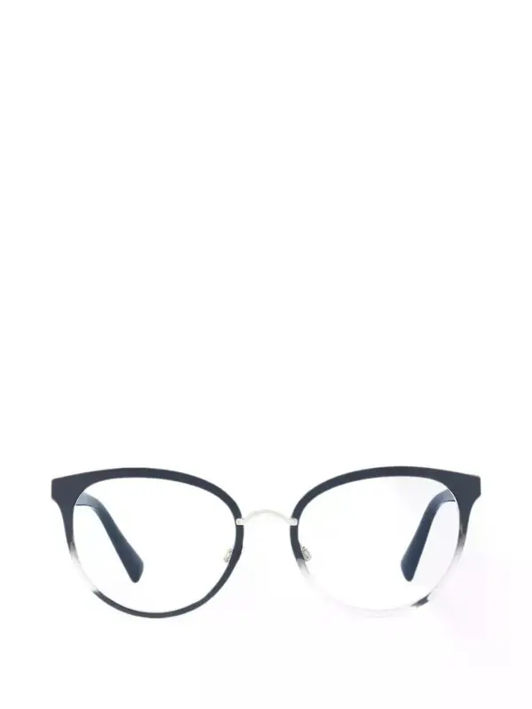 Valentino Garavani Logo Detail Eyeglasses - Blue