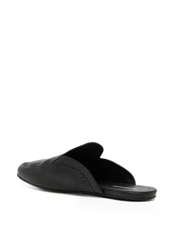 ANN DEMEULEMEESTER Whipstitch-trim Loafers
