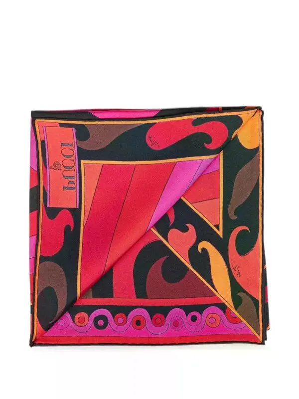 Emilio Pucci Iride-print Silk Scarf