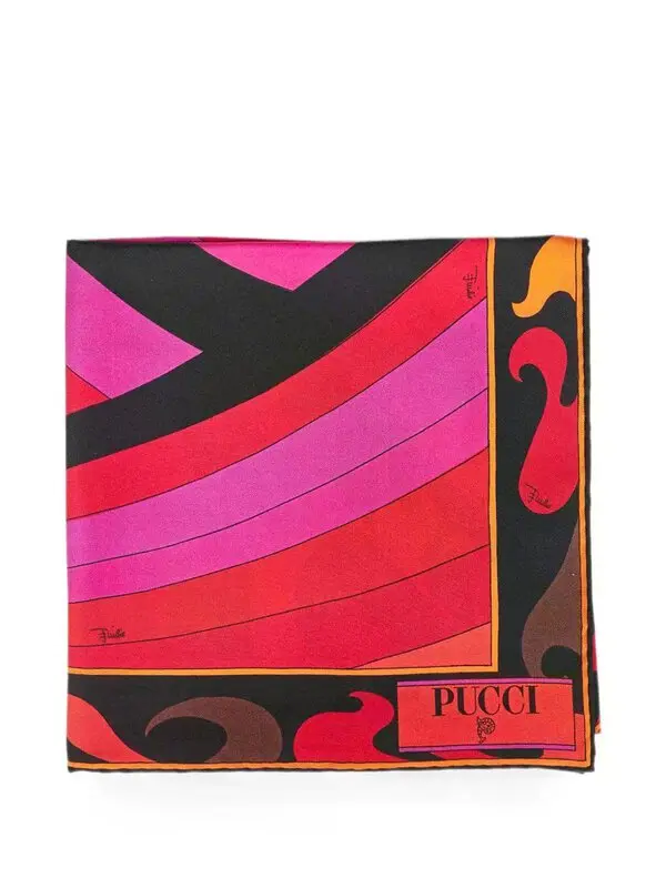 Emilio Pucci Iride-print Silk Scarf