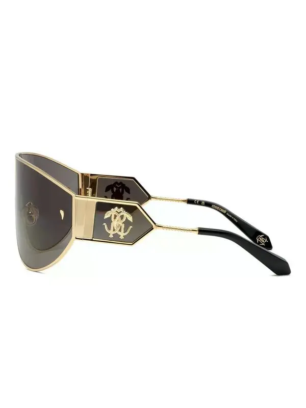 Roberto Cavalli Logo Shield Sunglasses