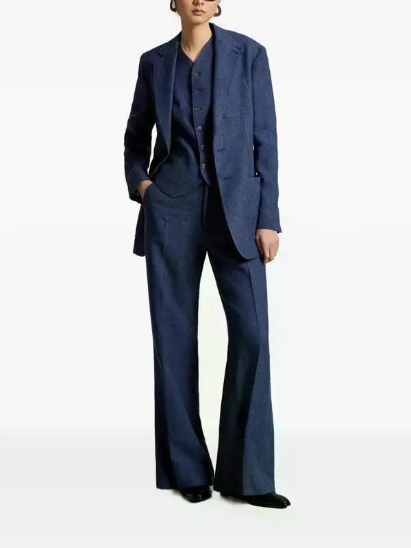 Polo Ralph Lauren Single-breasted Linen Blazer