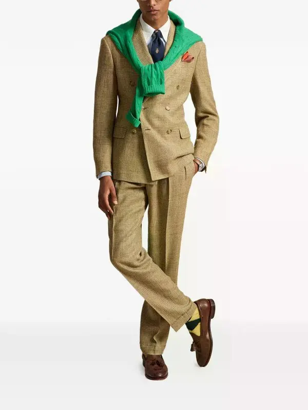 Polo Ralph Lauren Glen Plaid Double-pleated Trousers