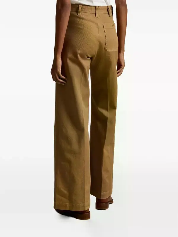 Polo Ralph Lauren Beaton Cotton Flared Trousers