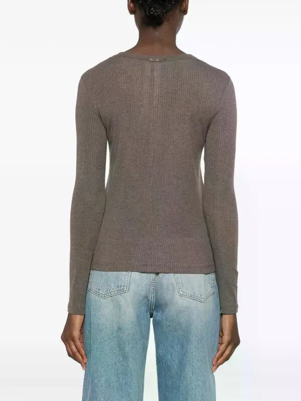 Max Mara Salmone Long-sleeve T-shirt