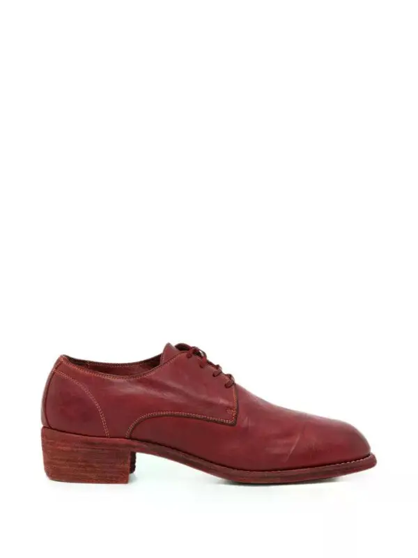 Guidi Lace-up Leather Ankle Boots