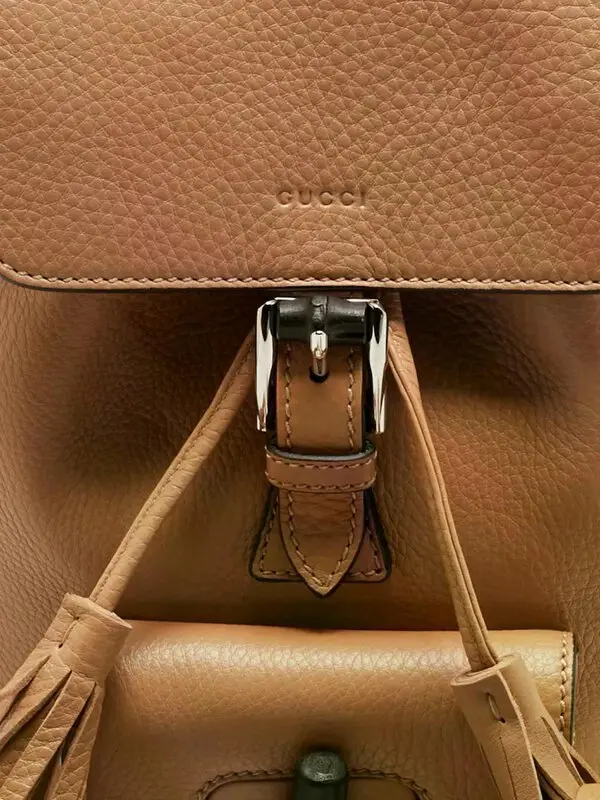 Gucci Bamboo Backpack - Neutrals