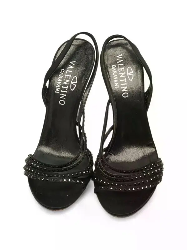 Valentino Garavani Embellished Slingback Sandals