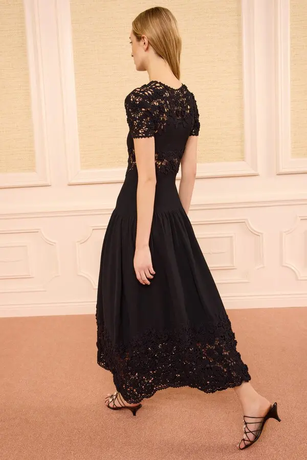 Ulla Johnson Sabrina Ss Crochet Dress
