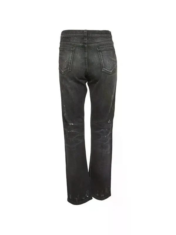 Gucci Distressed Crystal Embellished Jeans