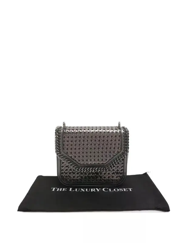 Stella McCartney Falabella Box Woven Crossbody Bag - Red